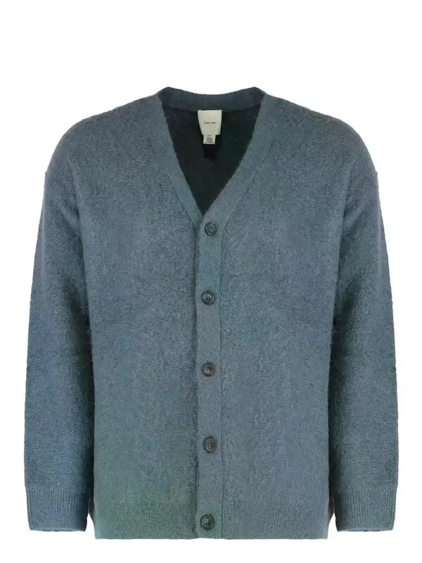 Calvin Klein Buttoned Cardigan - Blue