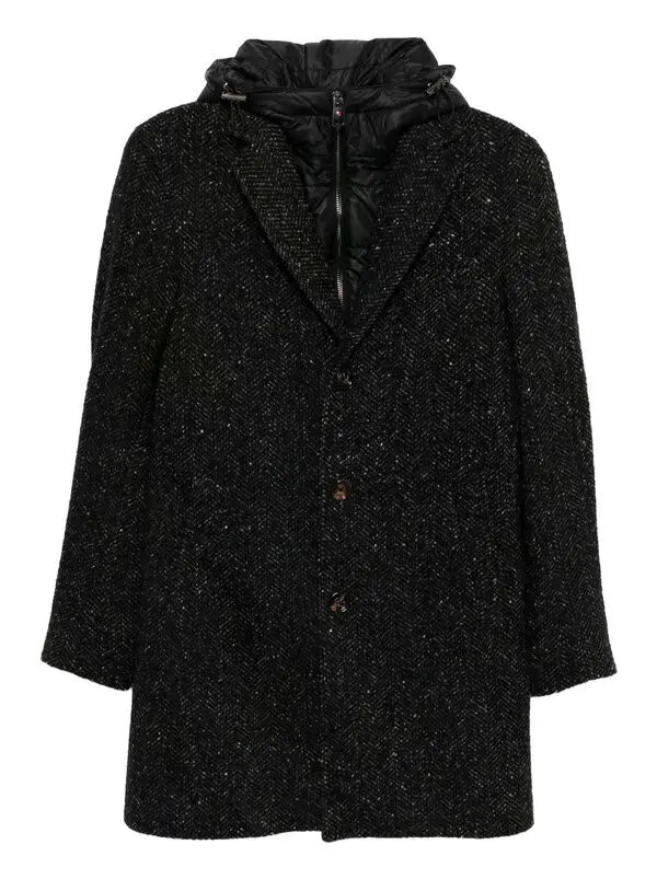 KIRED Jaya Single-breasted Coat - Black