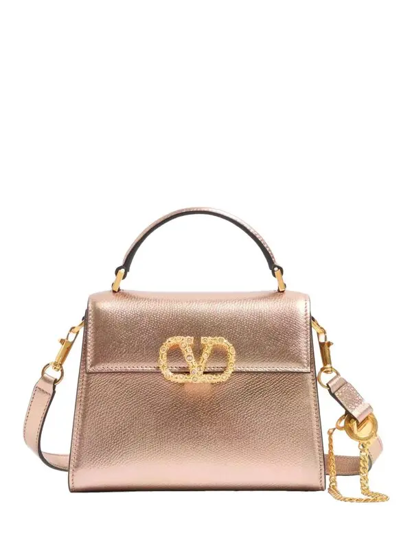 Valentino Garavani Mini Vsling Leather Tote - Pink