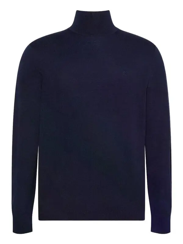 Calvin Klein Merino Wool Jumper - Blue