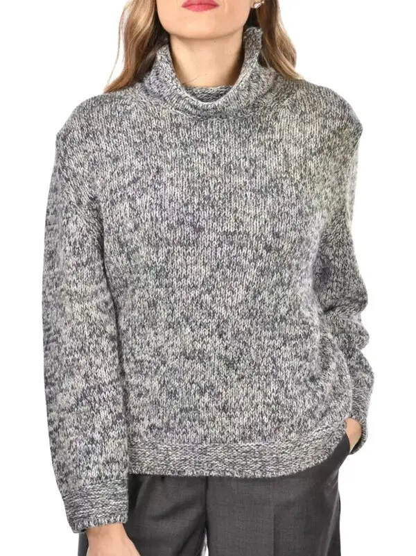 GRAN SASSO High-neck Sweater - Grey