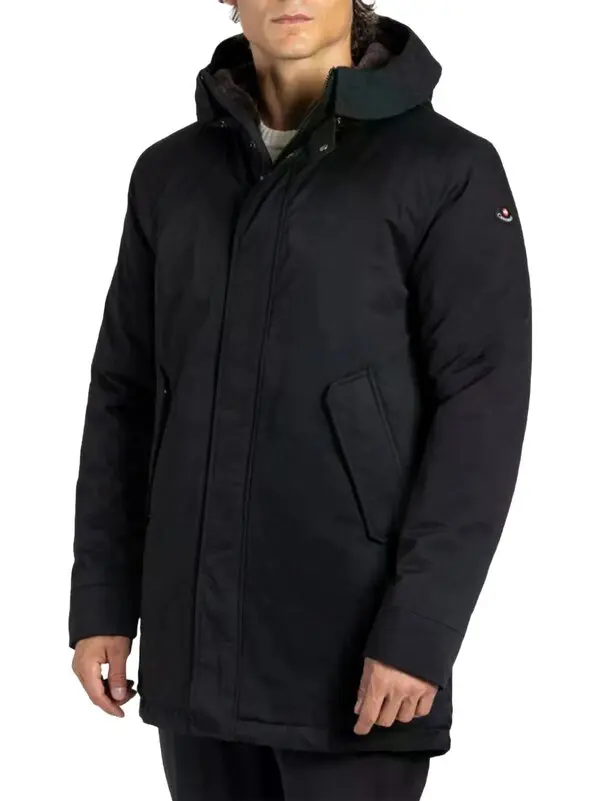 CANADIENS Zip-up Hooded Jacket - Black