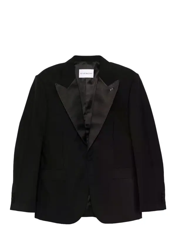 Givenchy Shawl-lapel Blazer - Black