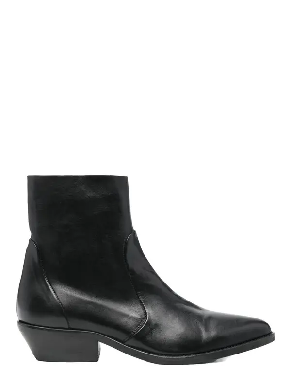 JULIE DEE 40mm Pointed-toe Boots - Black