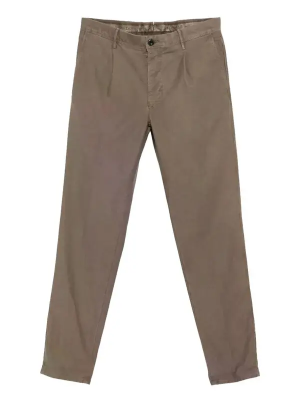 Incotex Pleated Trousers - Brown