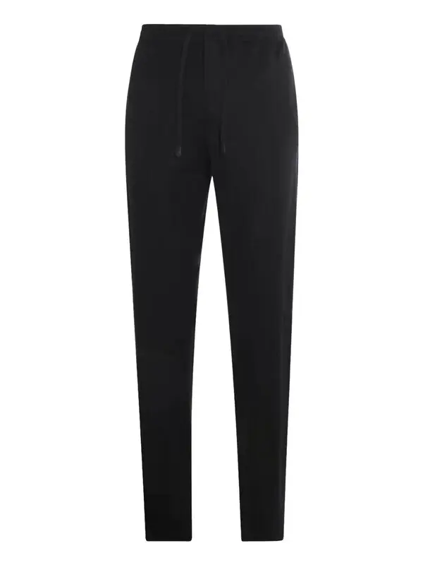 Canali Drawstring Trousers - Black