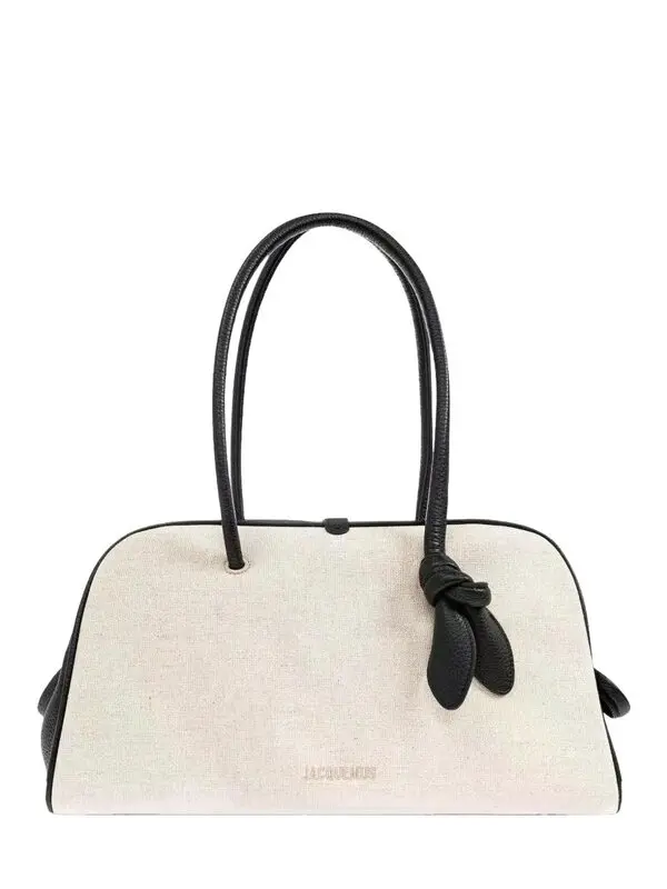 Jacquemus Le Turismo Knotted Tote - Neutrals