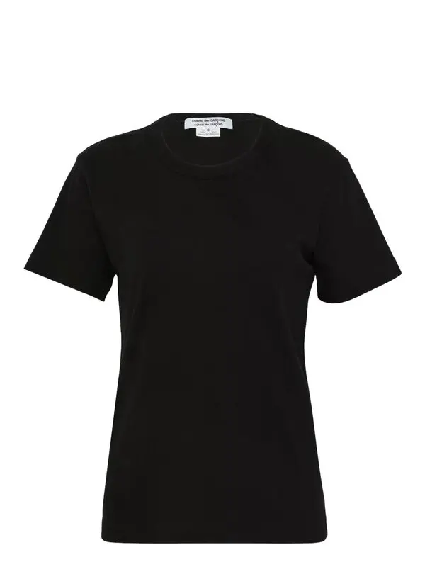 Comme Des Garçons Short-sleeve Cotton T-shirt - Black