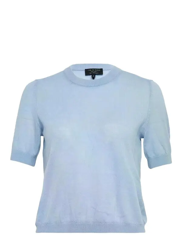 Rag & Bone Adeline Cashmere T-shirt - Blue