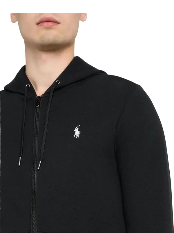 Polo Ralph Lauren Double-knit Full-zip Hoodie - Black