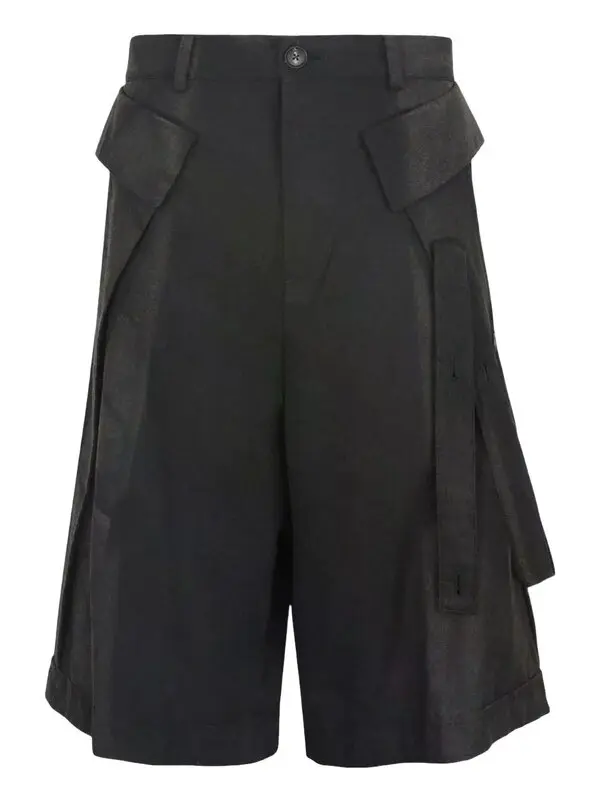 JIYONGKIM Layered Shorts - Black