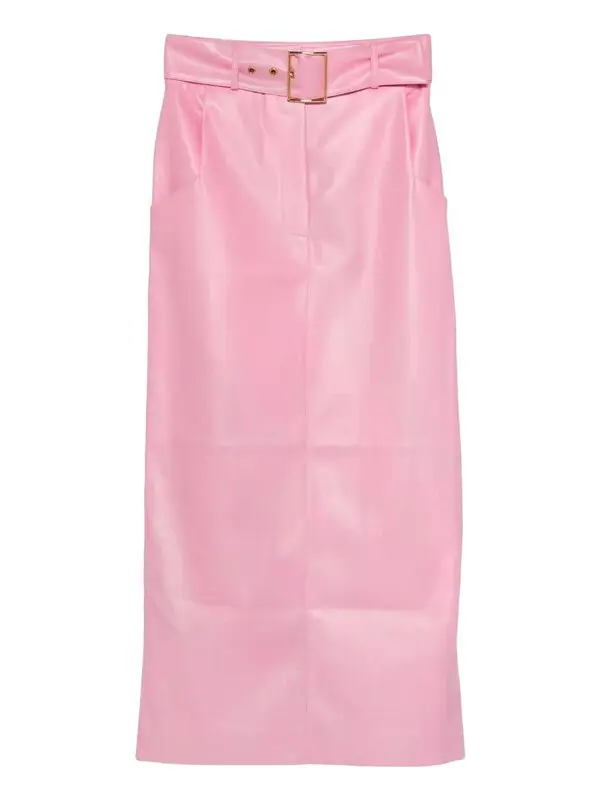 ROWEN ROSE Belted Skirt - Pink