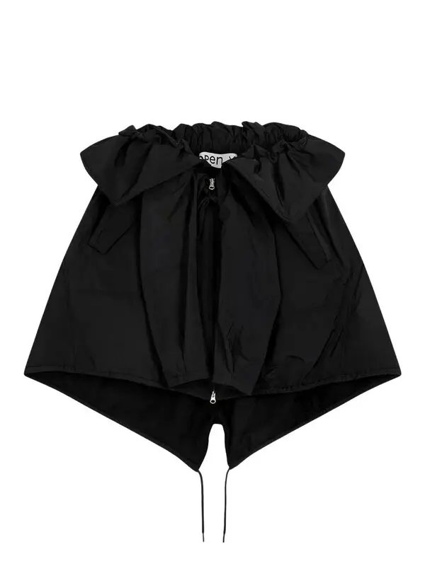 OPEN YY Asymmetric Mini Skirt - Black
