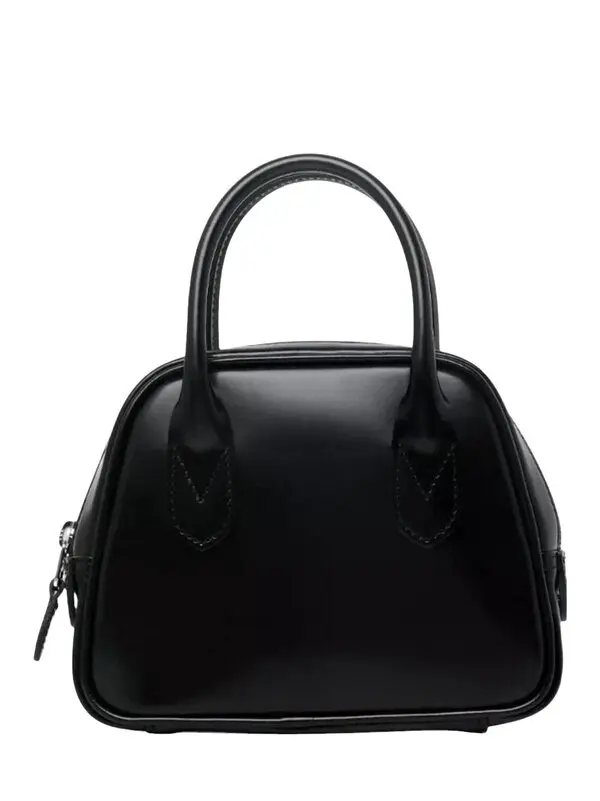 Comme Des Garçons Top-handle Trapezoid Shoulder Bag - Black