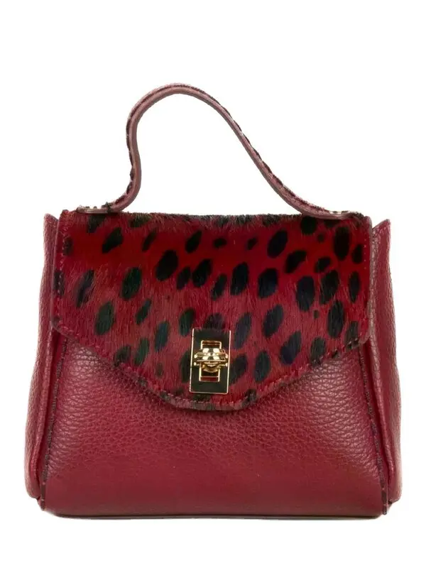 VISONA` Animal-print Tote Bag - Red