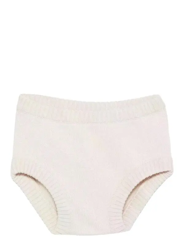 ROWEN ROSE Knitted Shorts - White
