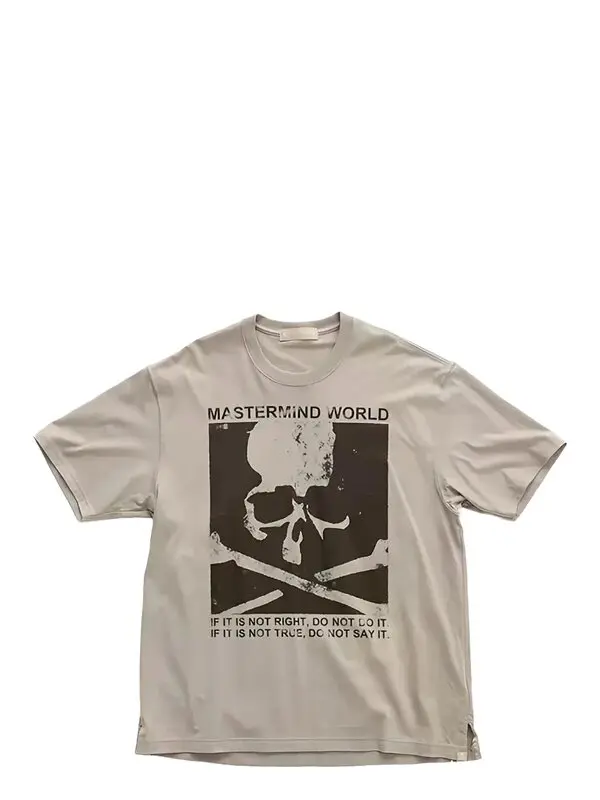 MASTERMIND WORLD Round-neck T-shirt - Neutrals