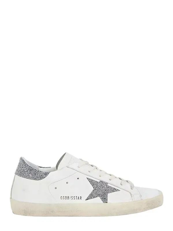 GOLDEN GOOSE Super Star Embellished Sneakers - White