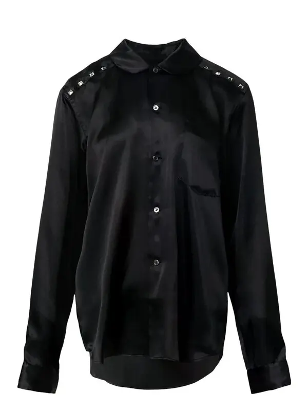 BLACK COMME DES GARÇONS Studs Long-sleeve Shirt - Black