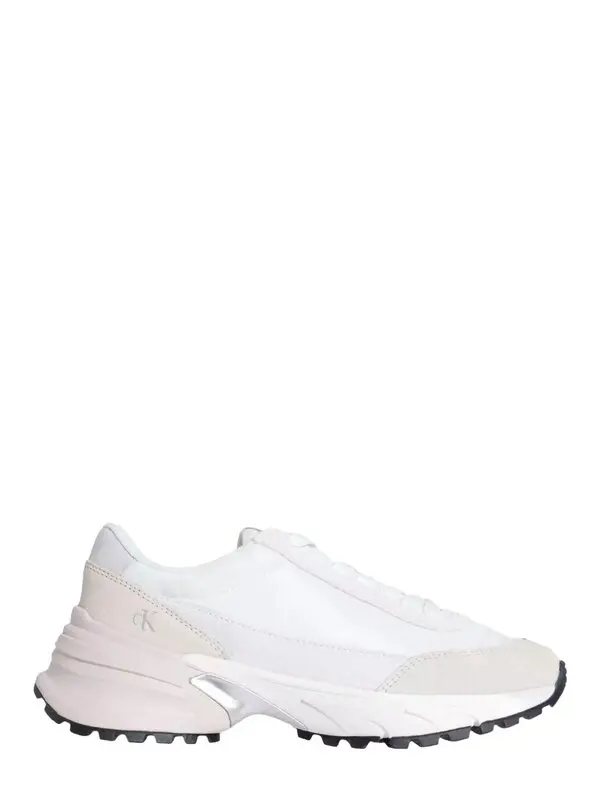 Calvin Klein Panelled Sneakers - White
