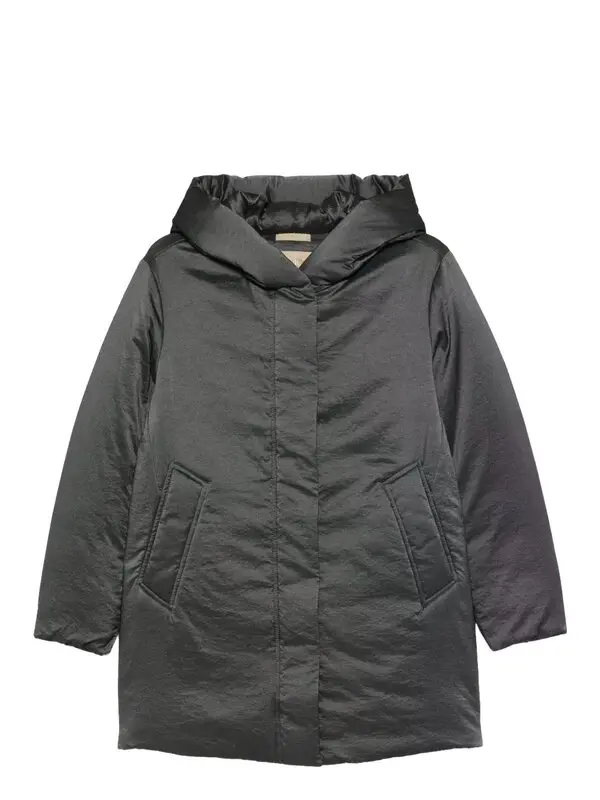 Woolrich Marylin Hooded Pocket Coat - Grey