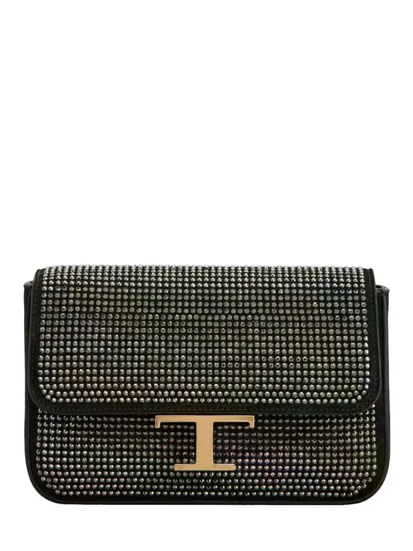 TOD'S T Timeless Micro Crossbody Bag - Black