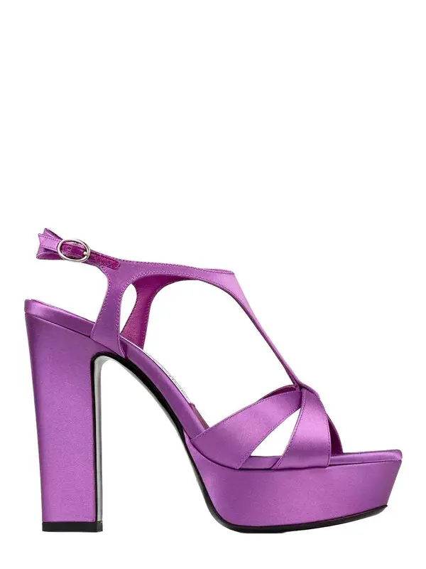 JIMMY CHOO 120mm Kesia Sandals - Purple