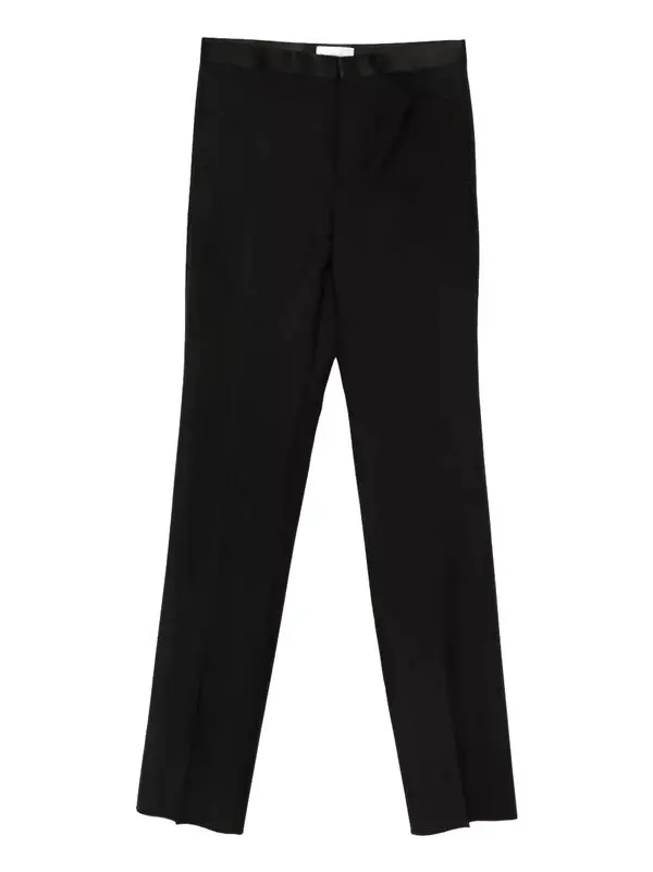 Givenchy Satin-trim Trousers - Black