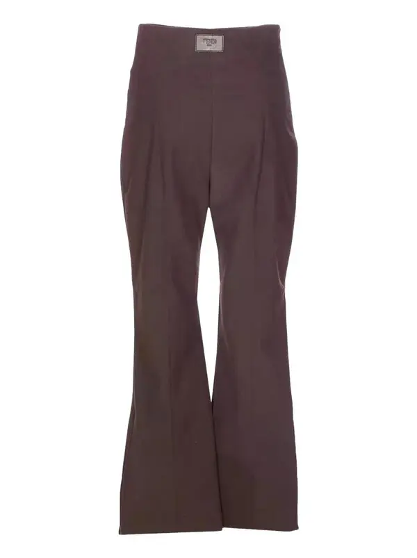 Fendi High-waisted Ski Trousers - Brown