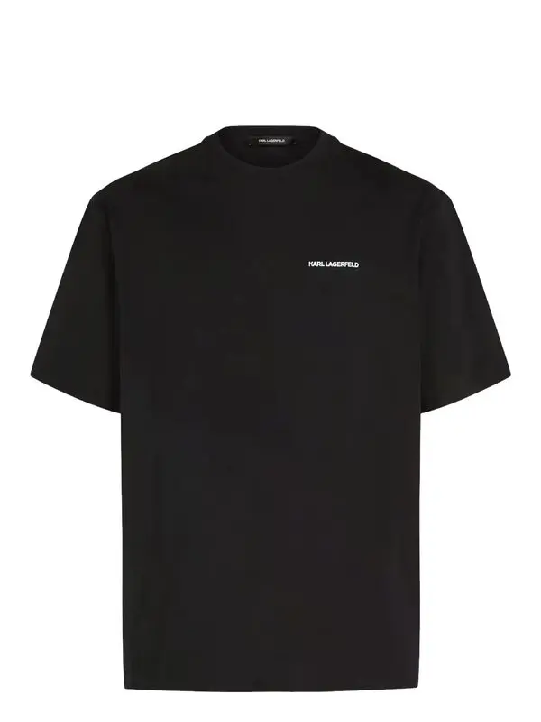 Karl Lagerfeld Rue St-guillaume Relaxed T-shirt - Black