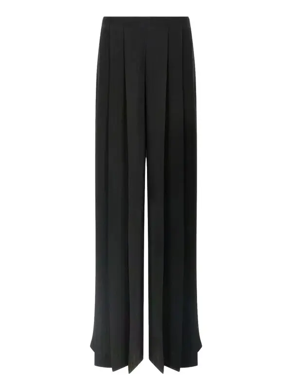 L'Agence Pleated Trousers - Black