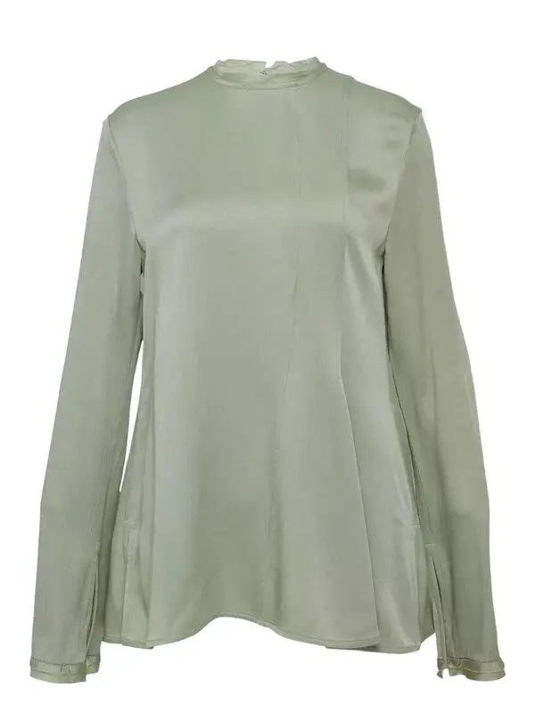 JIL SANDER Envers Crew-neck Blouse - Green