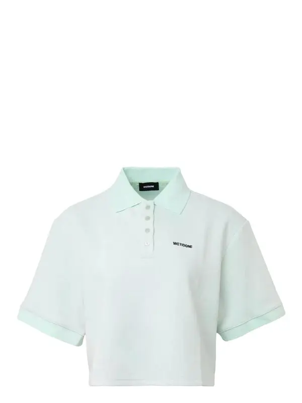 We11Done Logo-embroidered Polo Top - White