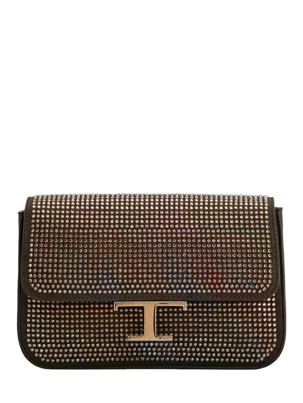 TOD'S T Timeless Micro Crossbody Bag - Brown