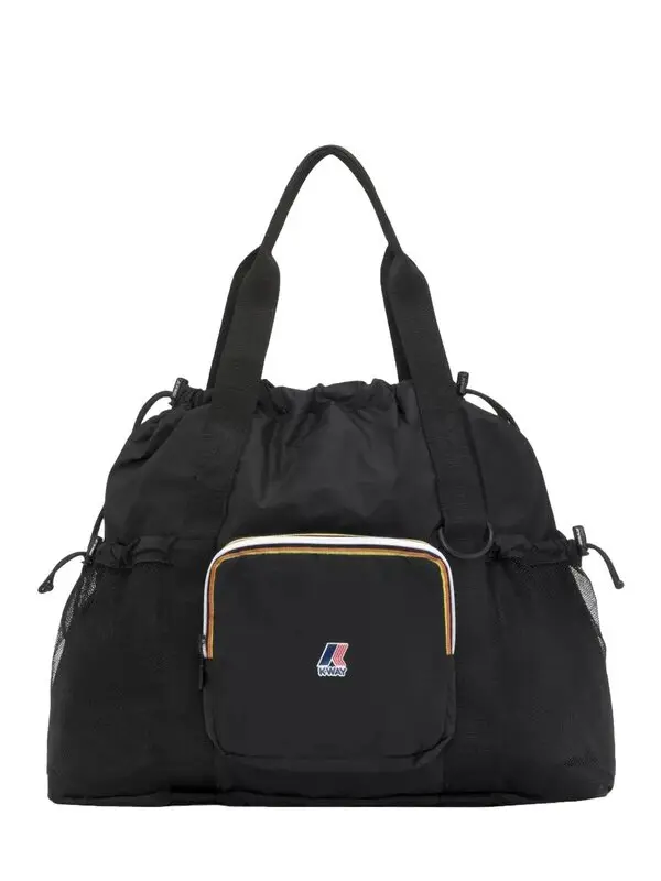 K-WAY Drawstring Tote Bag - Black
