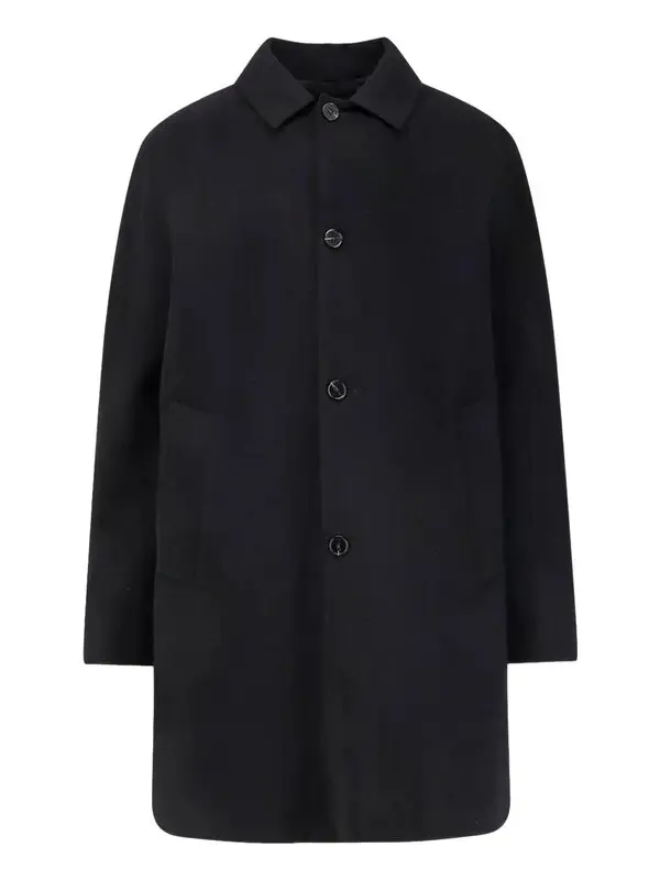 PALTÒ Cantuccio Single-breasted Coat - Black