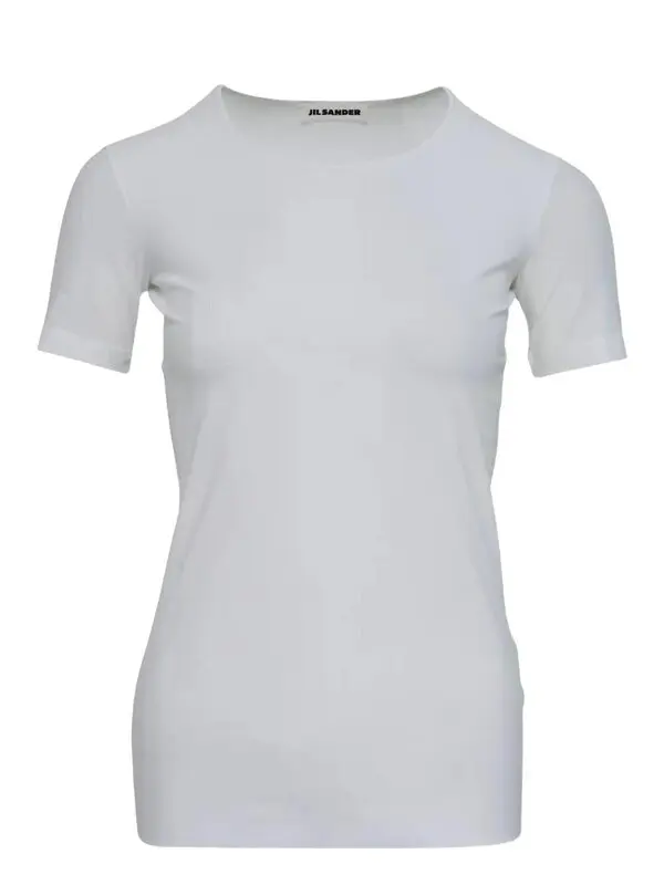 JIL SANDER Short-sleeve Second Skin T-shirt - White