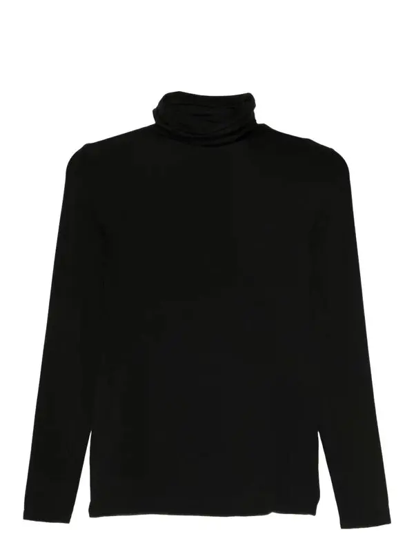 Antonelli Firenze Condor Long-sleeve Roll-neck Top - Black