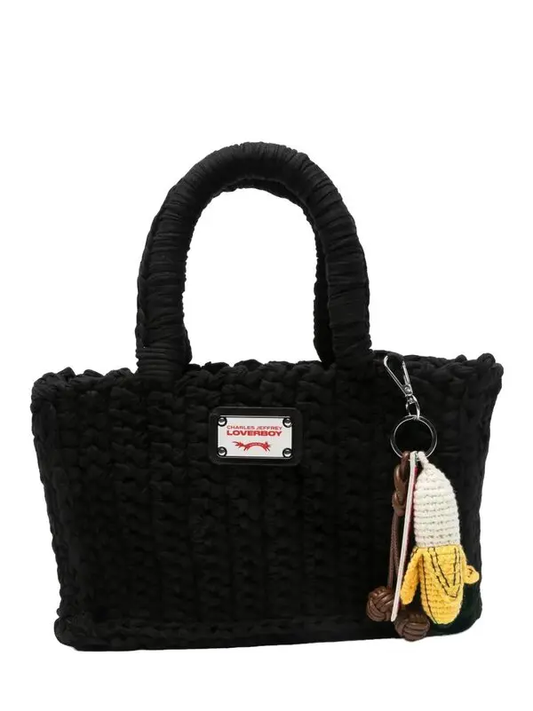 CHARLES JEFFREY Banana-charm Tote Bag - Black