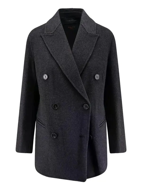 PALTÒ Ariella Double-breasted Coat - Grey