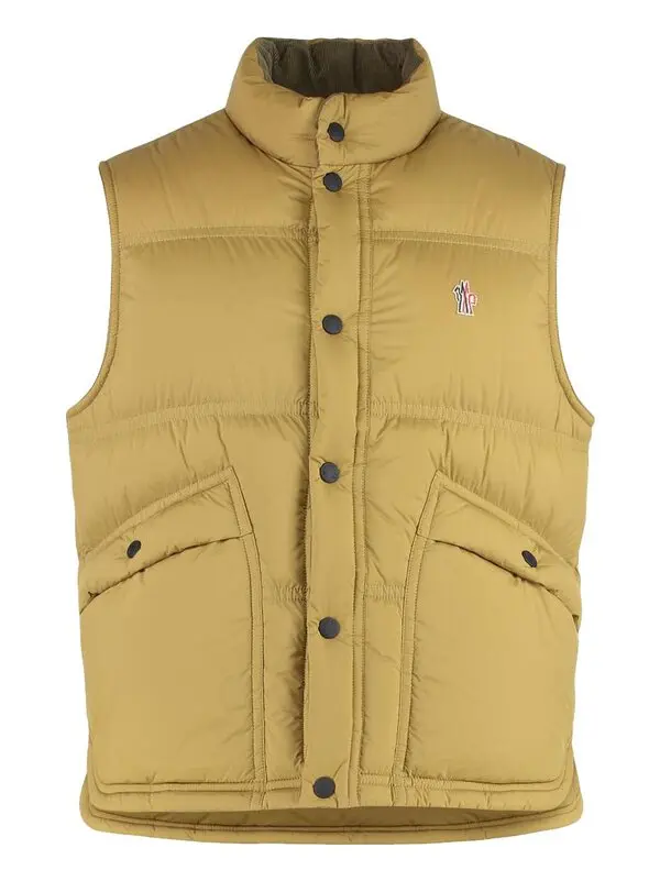 Moncler Padded Feather Jacket - Beige