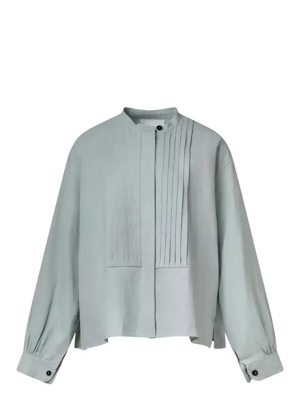 JIL SANDER Pleat-detail Shirt - Blue
