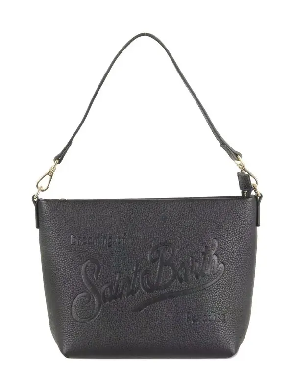 MC2 SAINT BARTH Aline Logo-debossed Shoulder Bag - Black