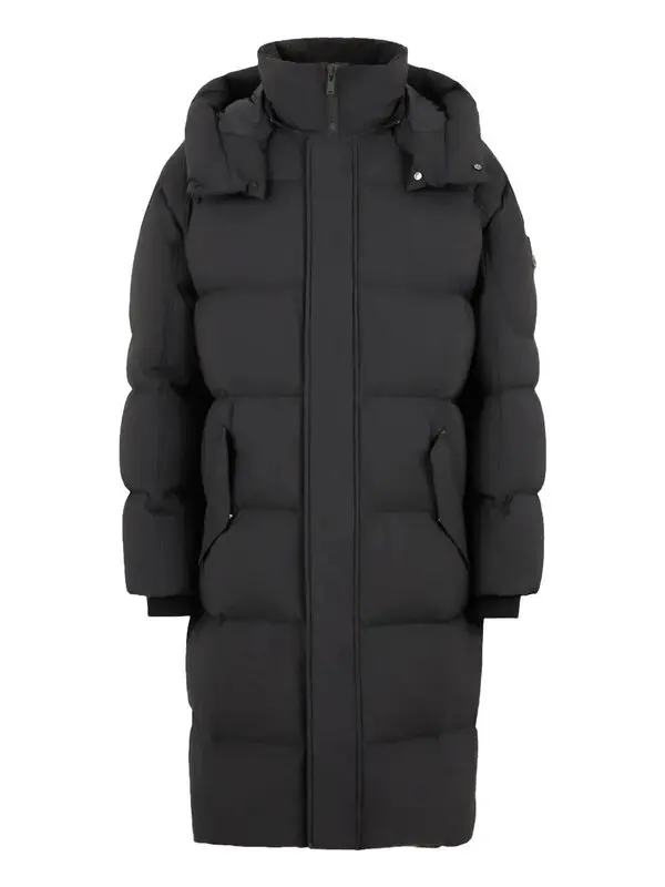 Moose Knuckles Everest Long Puffer Jacket - Black