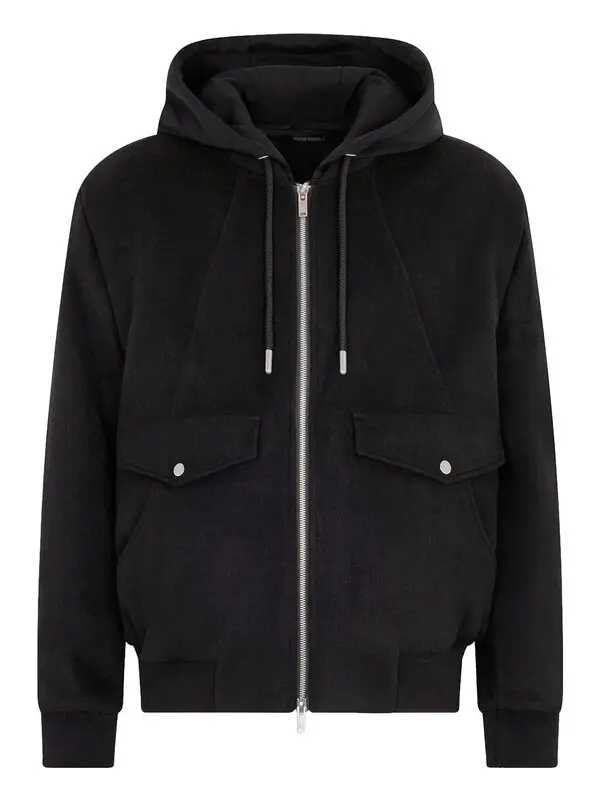 Moose Knuckles Ellington Bomber Jacket - Black/blac