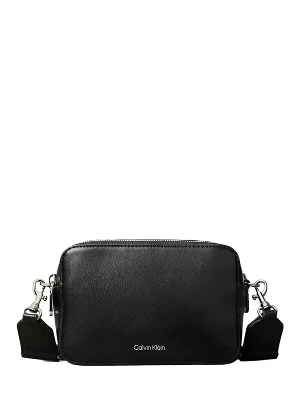 Calvin Klein Zipped Cross Body Bag - Black