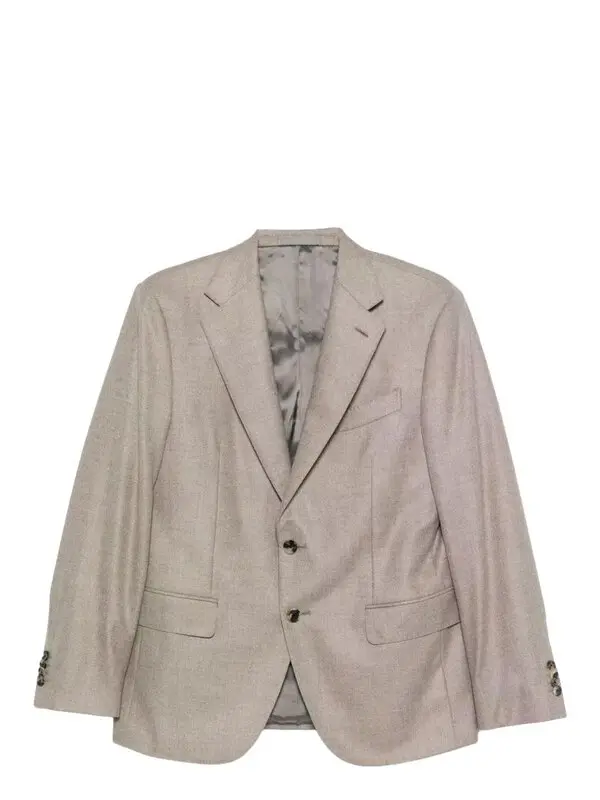 Caruso Notched-lapel Jacket - Neutrals