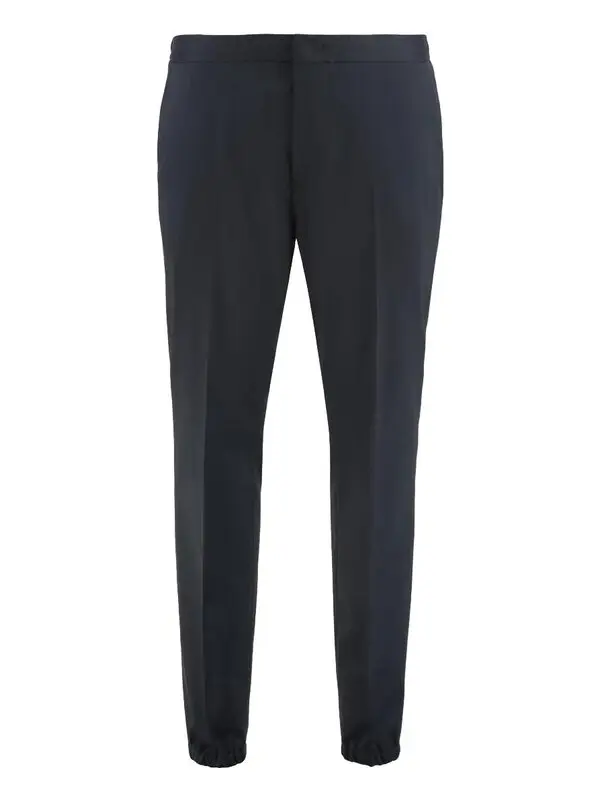 Zegna Wool Blend Trousers - Blue