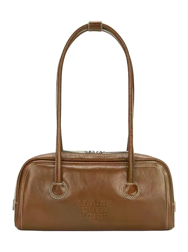 MARGESHERWOOD Soft Boston Shoulder Bag - Brown