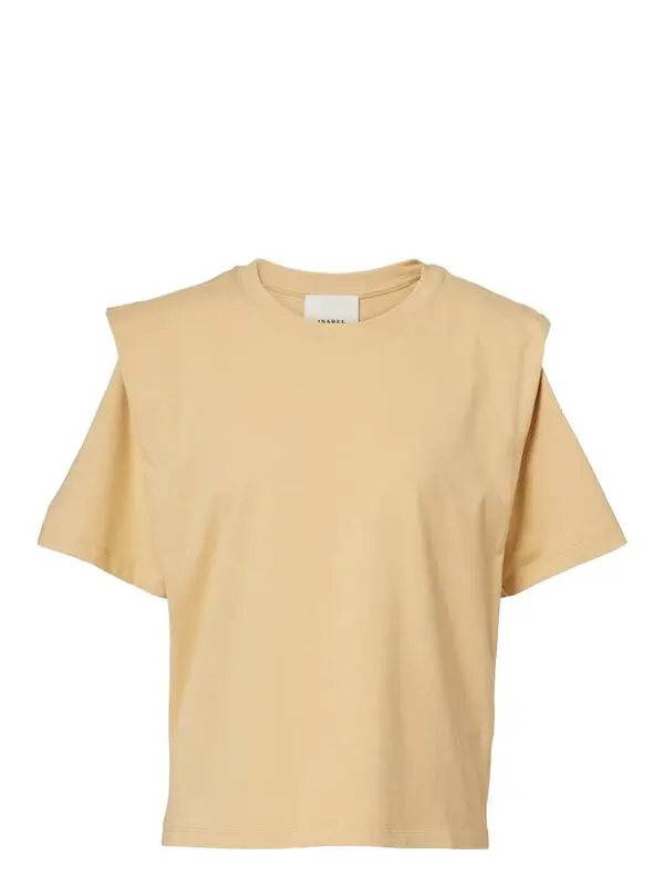 Isabel Marant Cotton Jersey Top - Yellow